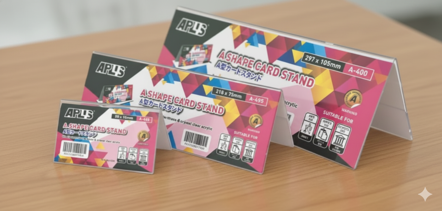 APLUS - A Shape Card Stand