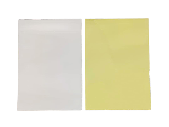 A4 PVC Gold & Silver Sticker 100's