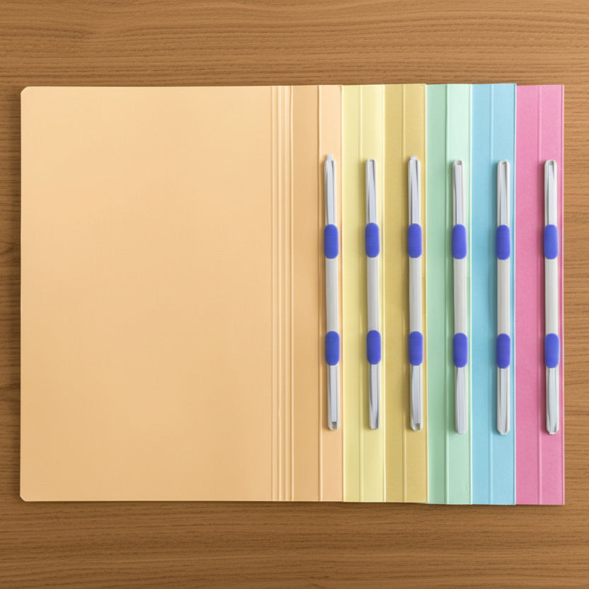 Lion File Economical (300gsm) Manila Files with Plastic Flat Mech.