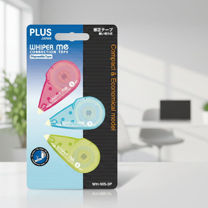 Plus WH-905-3P Correction Tape 3in1