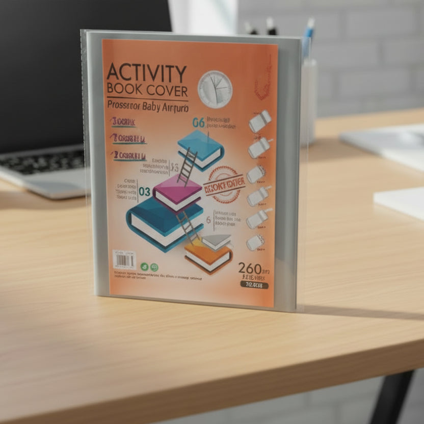 Activity Book Cover 260mm-Clear /Emboss