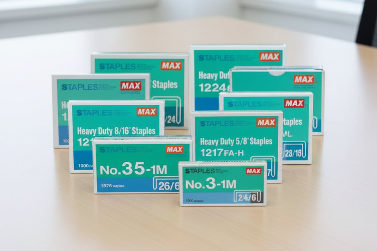 Max Heavy Duty Stapler Bullets 1210FAH/1213FAH/1215FAH/1217FAH/1220FAH